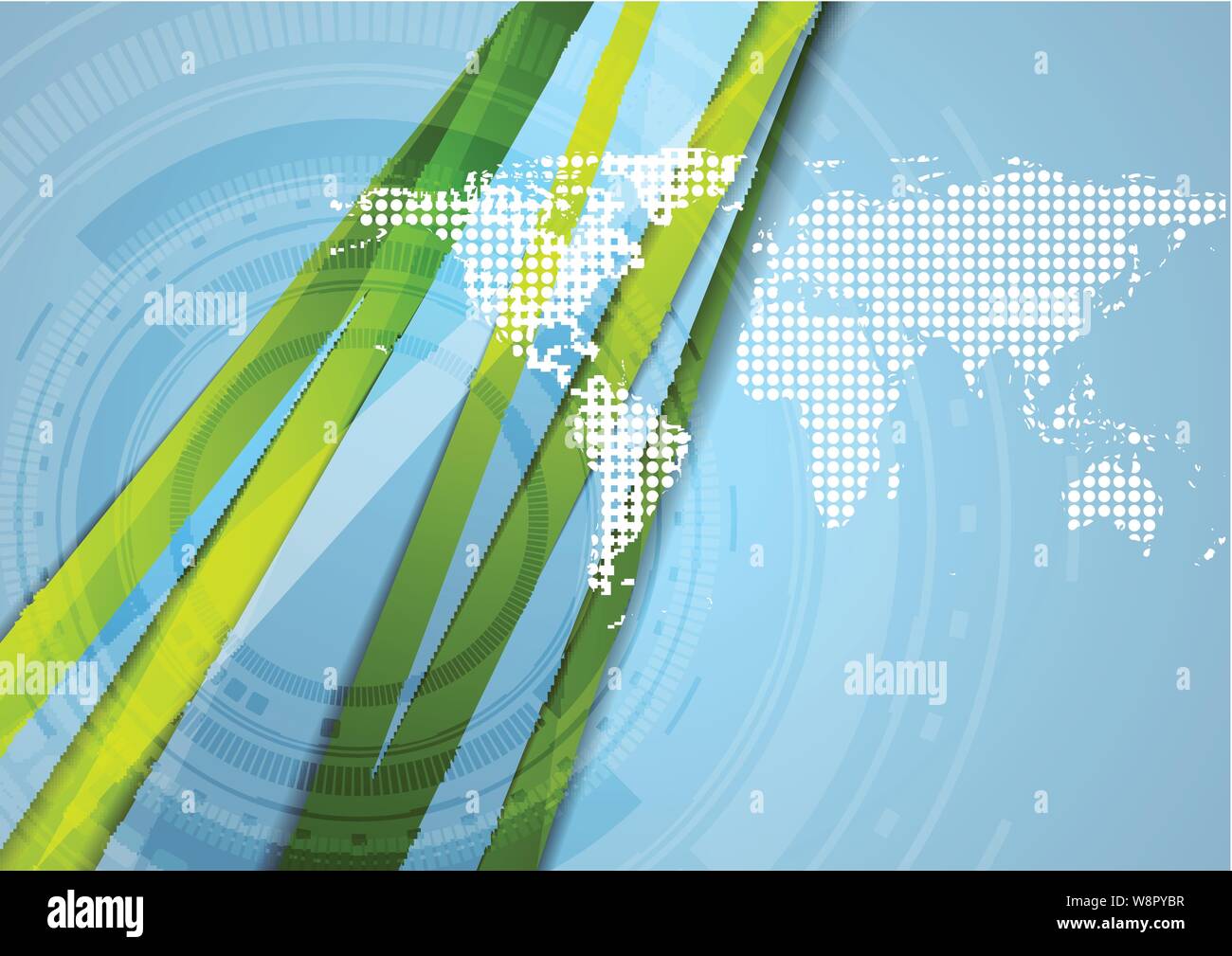 Blue technology background hi-res stock photography and images - Alamy