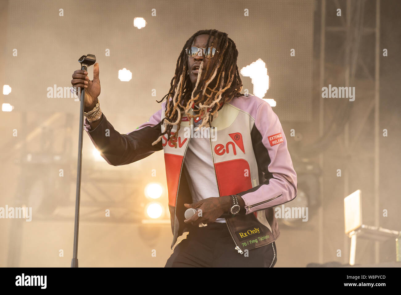 American rapper Yung Thug performing at Breakout Festival day 2 at the ...
