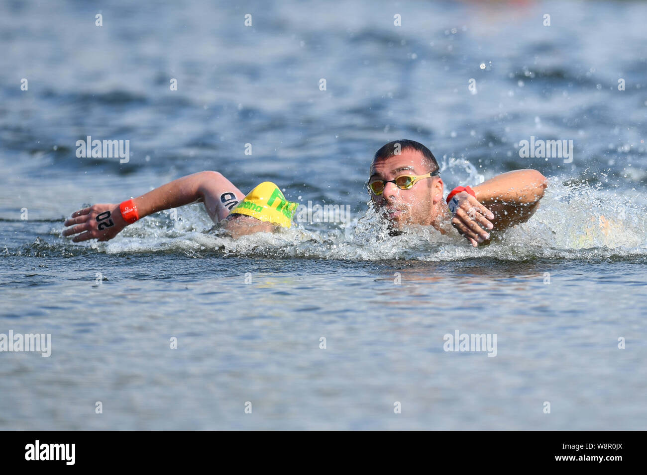 Tokyo, Japan. Credit: MATSUO. 11th Aug, 2019. -R) Nicholas Sloman (AUS ...