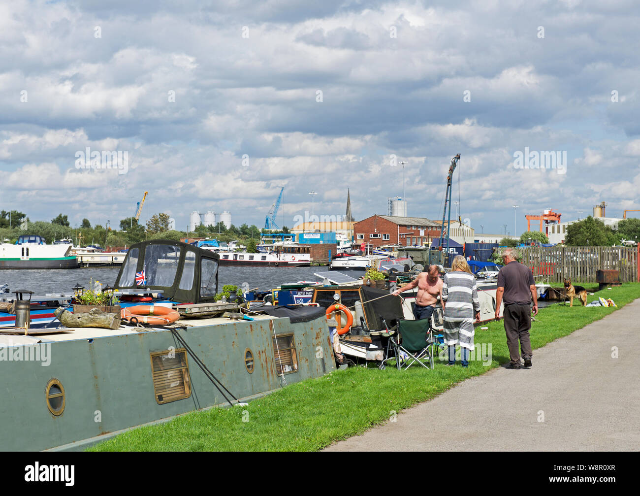Goole Marina, East Yorkshire, England UK Stock Photo - Alamy