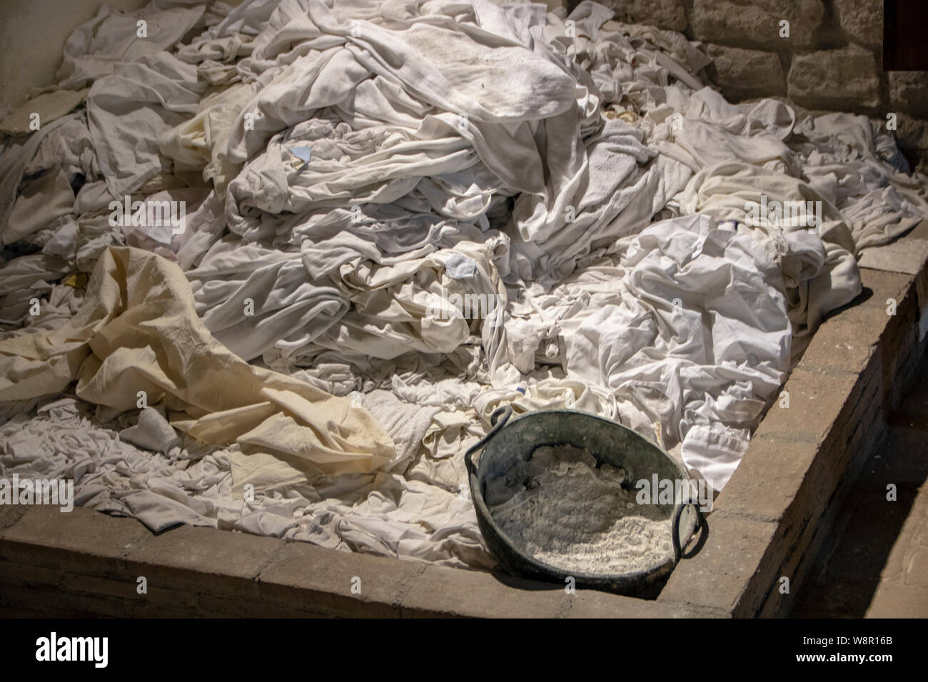 Fabriano - Italy - On april 2019 - rag cloth for paper making in Paper ...
