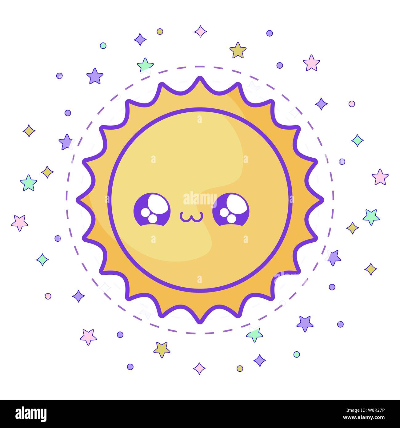 Hot sun kawaii tropical hi-res stock photography and images - Alamy