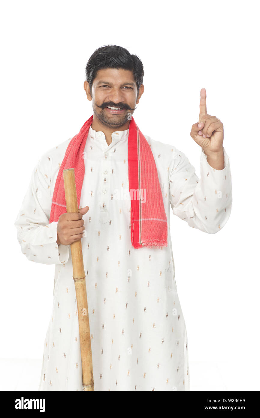 Hand holding pointing stick hi-res stock photography and images - Alamy