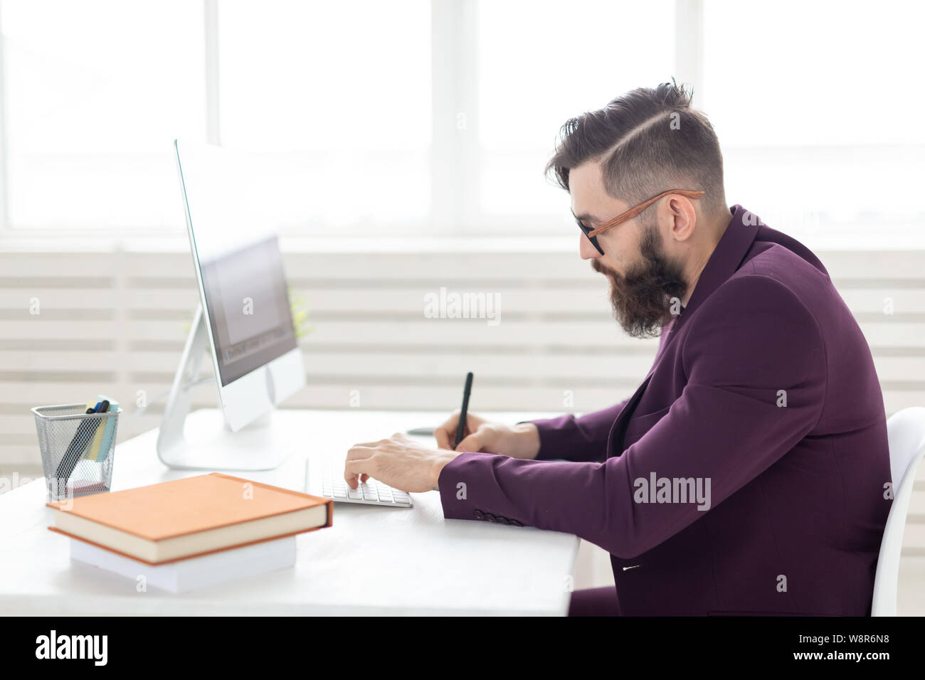 Serious focused graphic designer hi-res stock photography and images ...