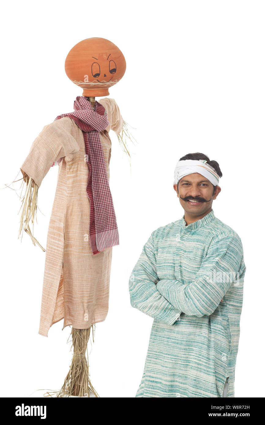 India happy farmer Cut Out Stock Images & Pictures - Alamy