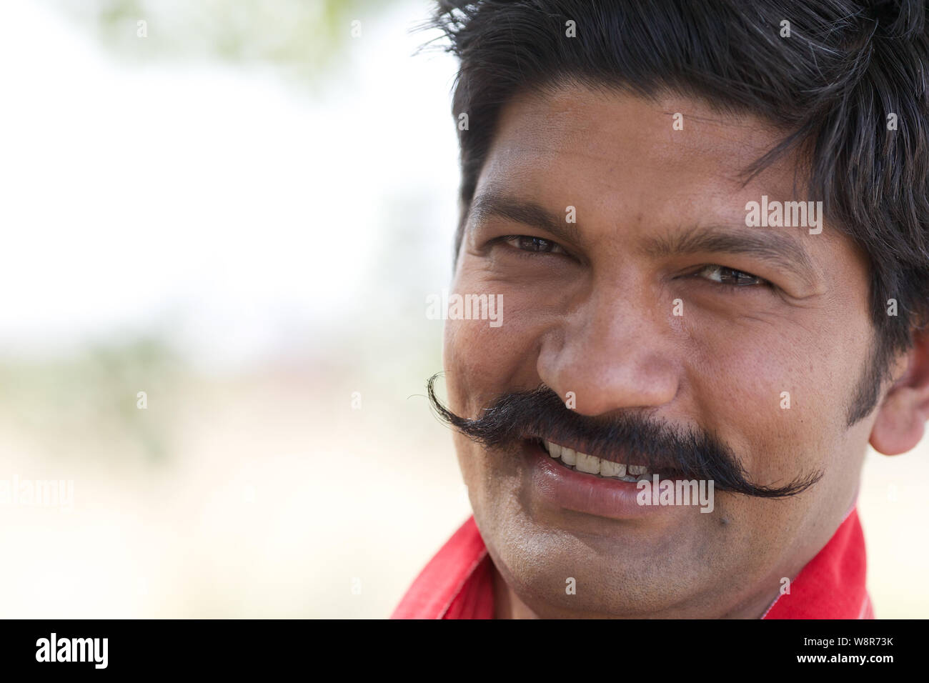 Man moustache mustache smile smiling hi-res stock photography and ...