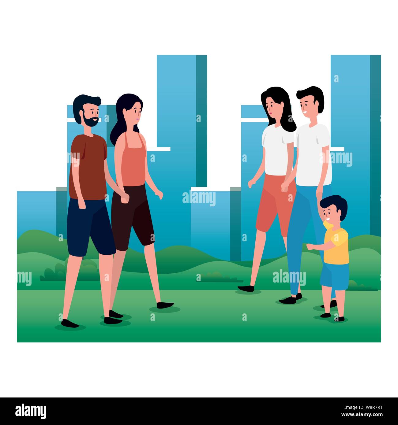 Parents support group Stock Vector Images - Alamy