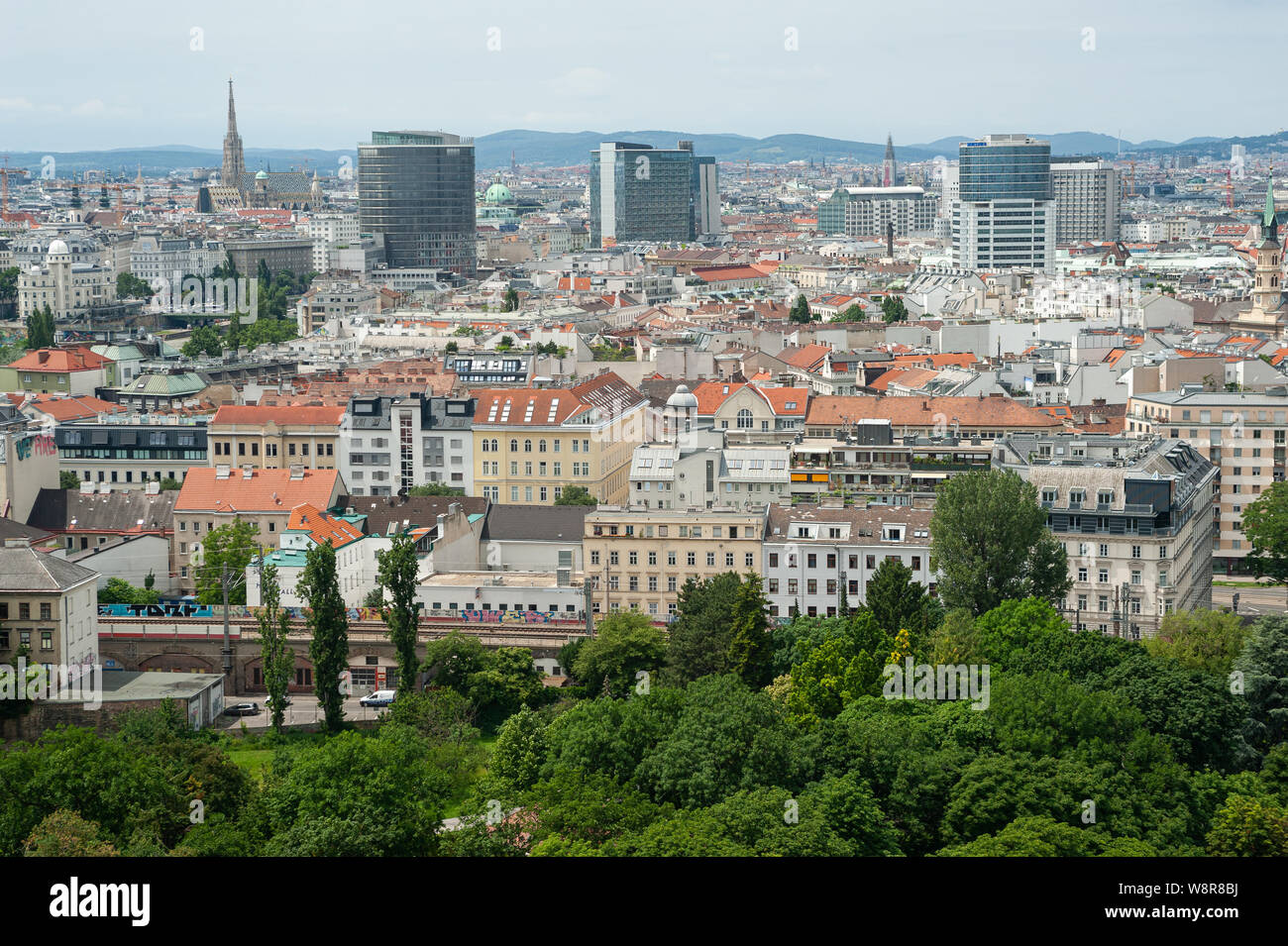 Vienna birds eye view hi-res stock photography and images - Alamy