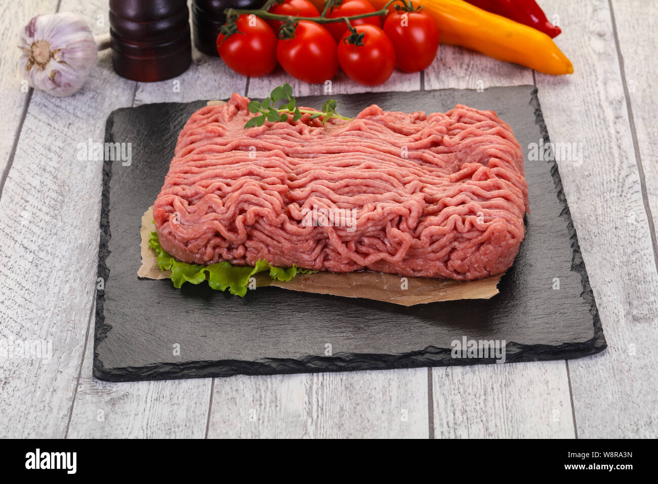 Raw turkey minced meat for cooking Stock Photo - Alamy