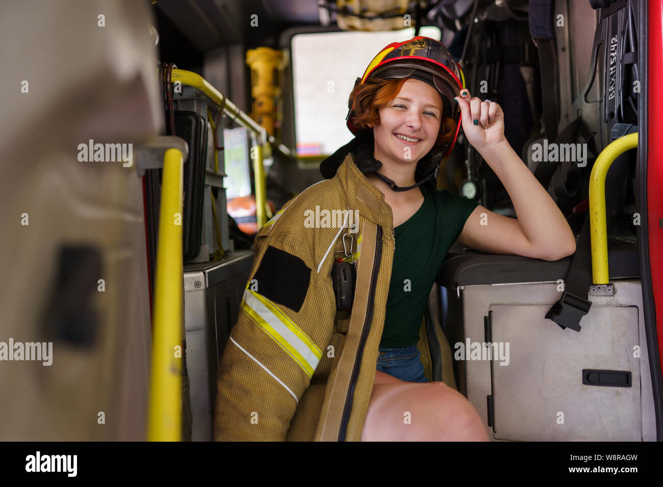 Fire engine helmet hi-res stock photography and images - Alamy