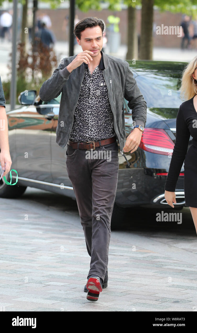 Tom York outside ITV Studios today Featuring: Tom York Where: London ...
