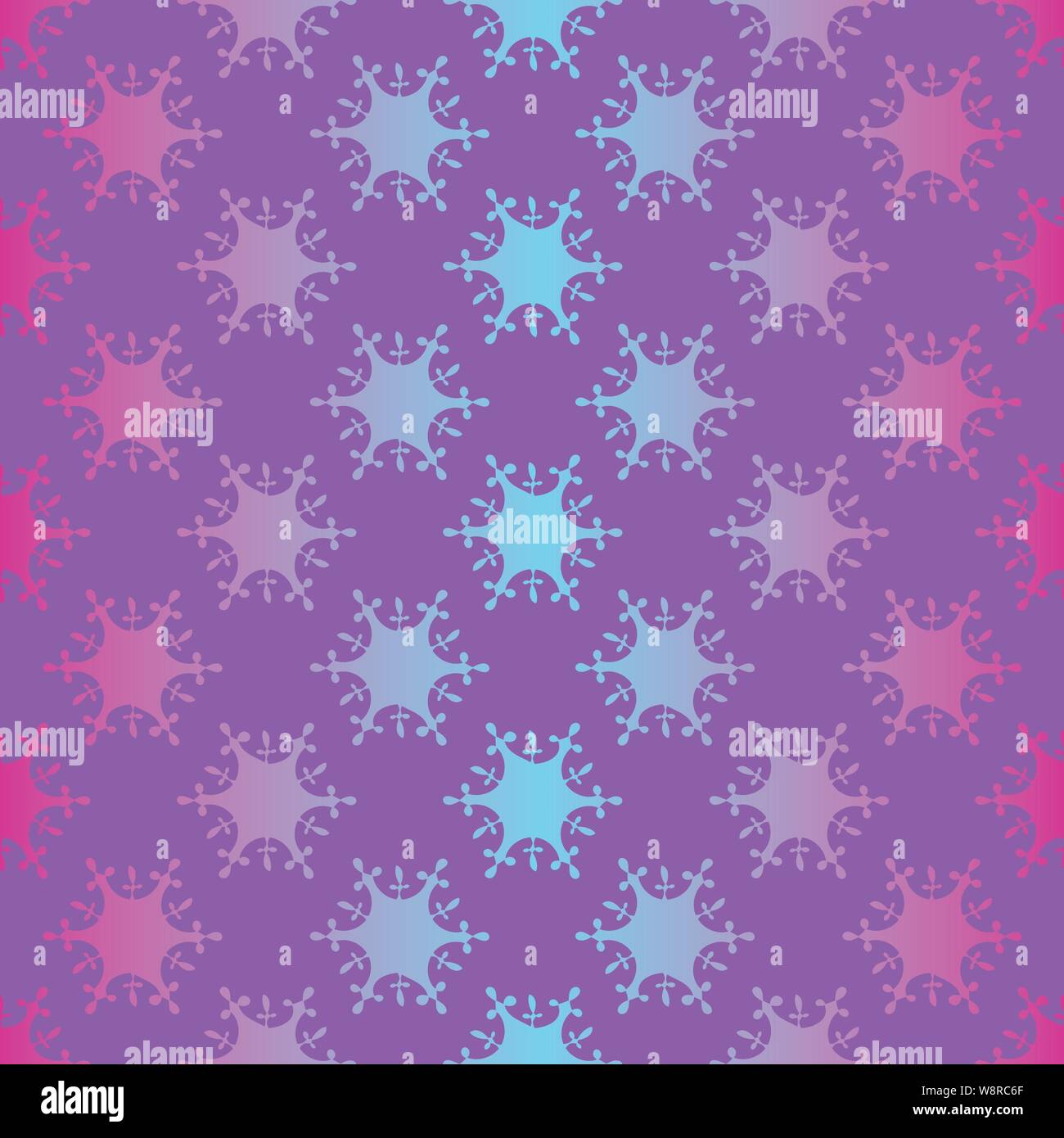 seamless vector ultraviolet pattern with cutout gradient snowflakes ...