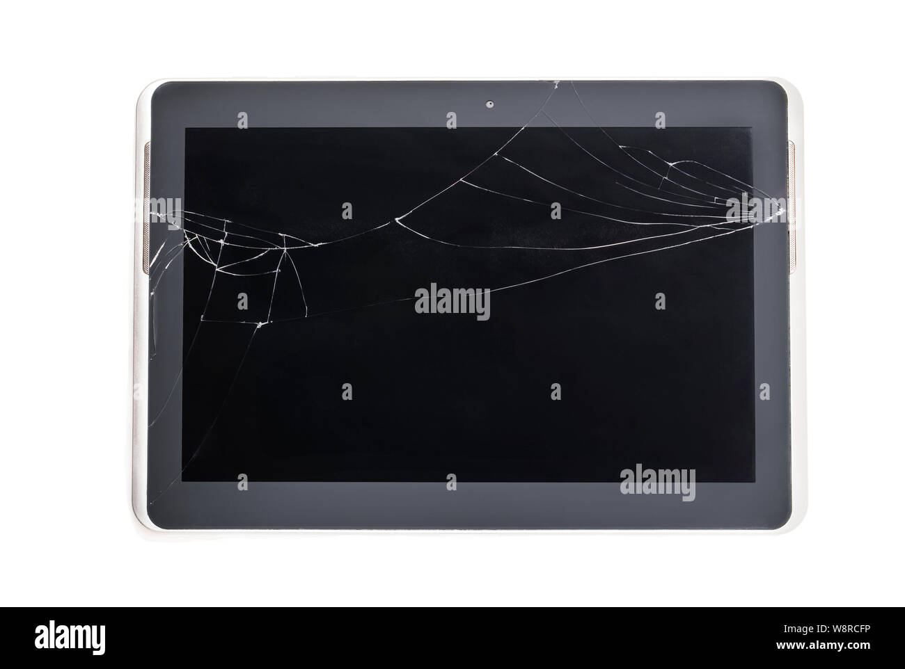 Cracked screen transparent background Cut Out Stock Images & Pictures ...