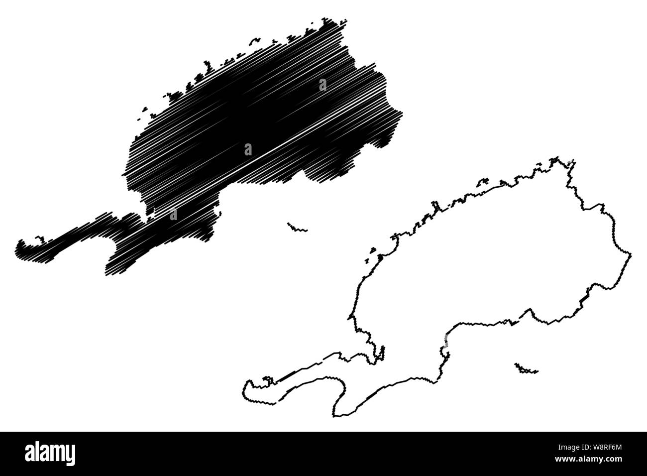 Pinar del Rio Province (Republic of Cuba, Provinces of Cuba) map vector ...