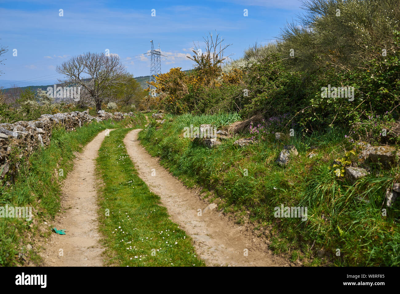 Valley landscape dirt track hi-res stock photography and images - Alamy