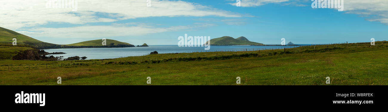 Panorama of blasket islands hi-res stock photography and images - Alamy