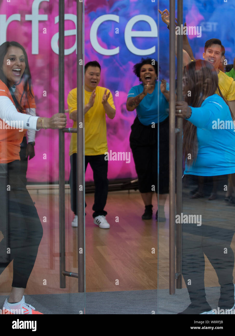 Microsoft open their new flagship retail store in Oxford Circus, London ...