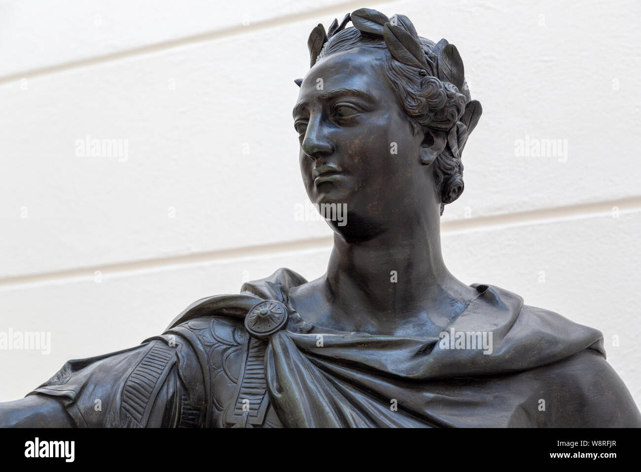 Statue of George III by John van Nost the younger (1730-1780), National ...