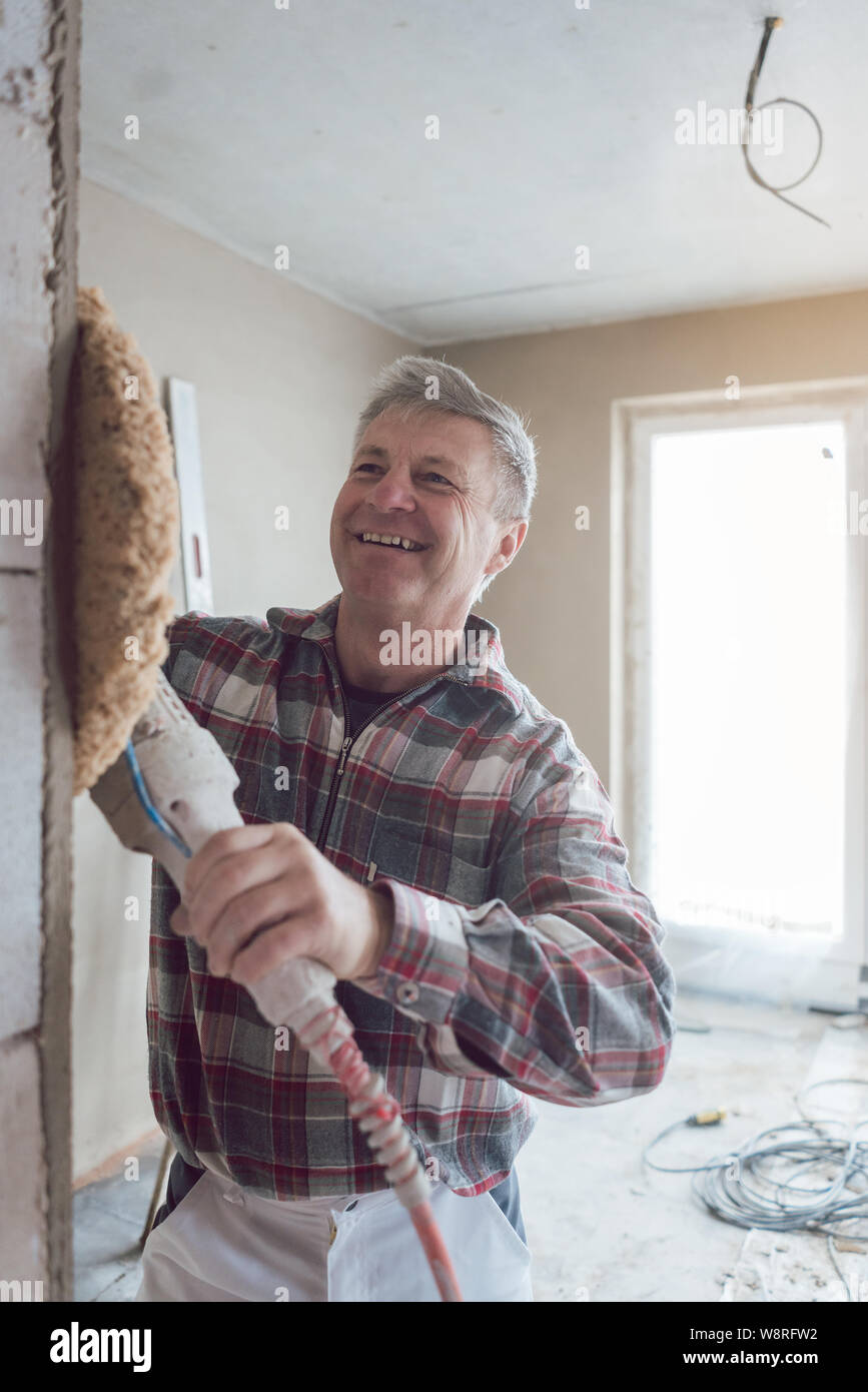 Machine plaster hi-res stock photography and images - Alamy