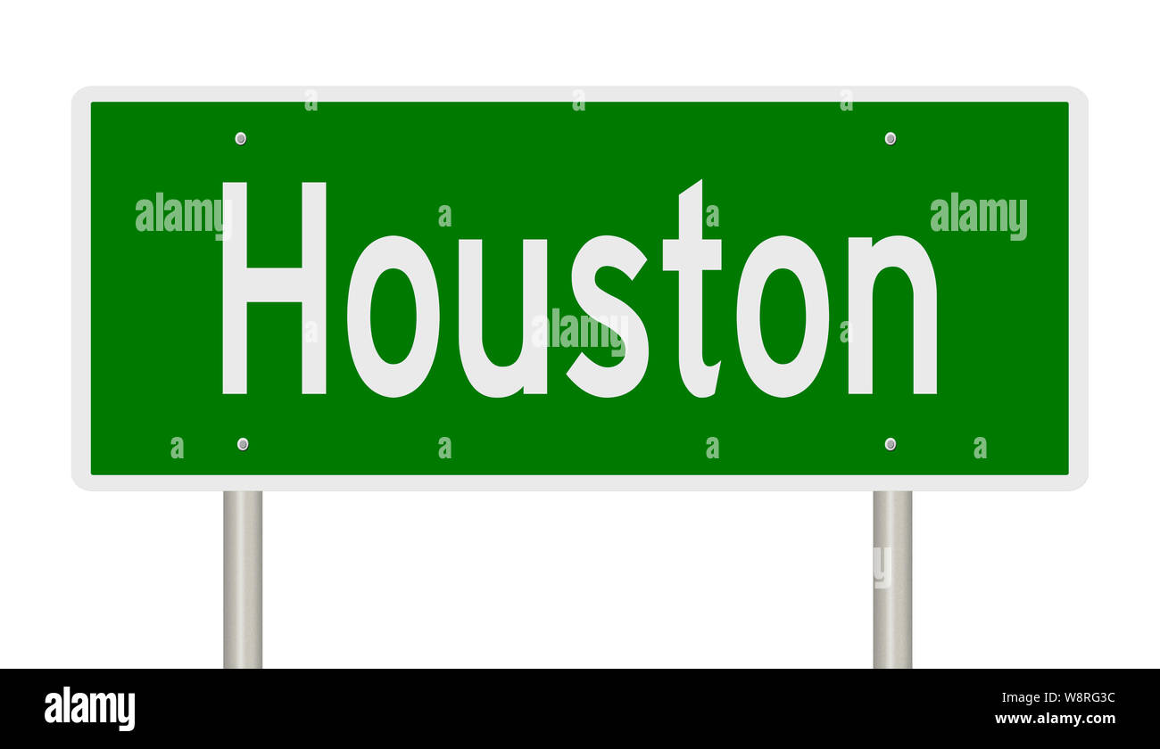 Houston texas road sign Cut Out Stock Images & Pictures - Alamy