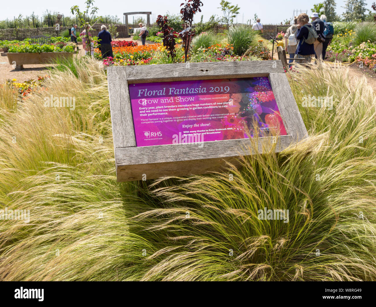 Royal Horticultural Society gardens at Hyde Hall, Essex, England, UK ...