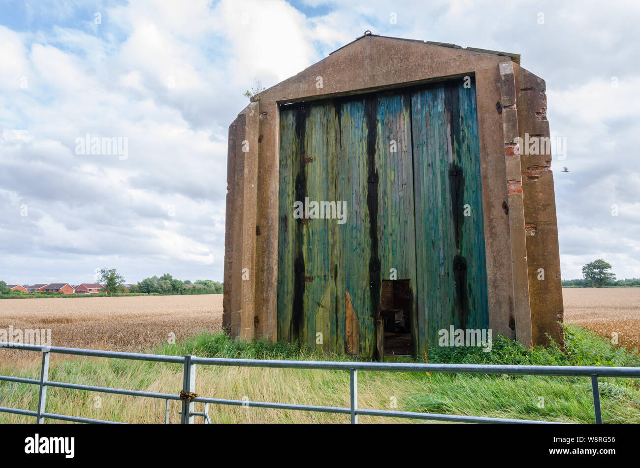 An old abandoned building dating back to World War 2 Stock Photo - Alamy