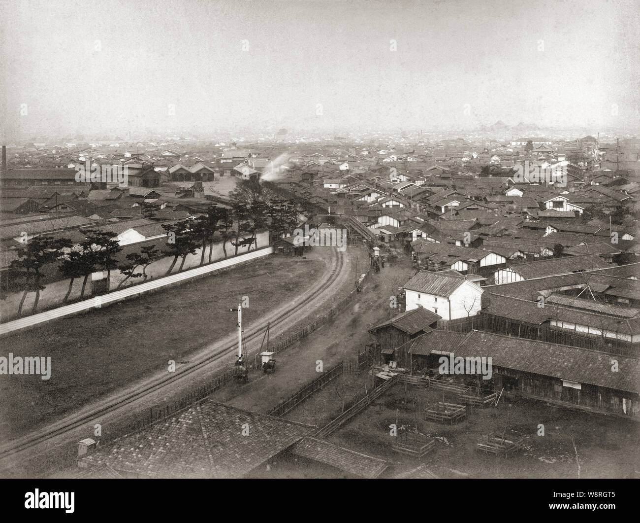 Japan railway 19th century hi-res stock photography and images - Alamy