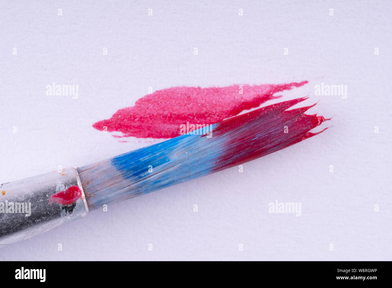 brush for drawing on a white background Stock Photo - Alamy