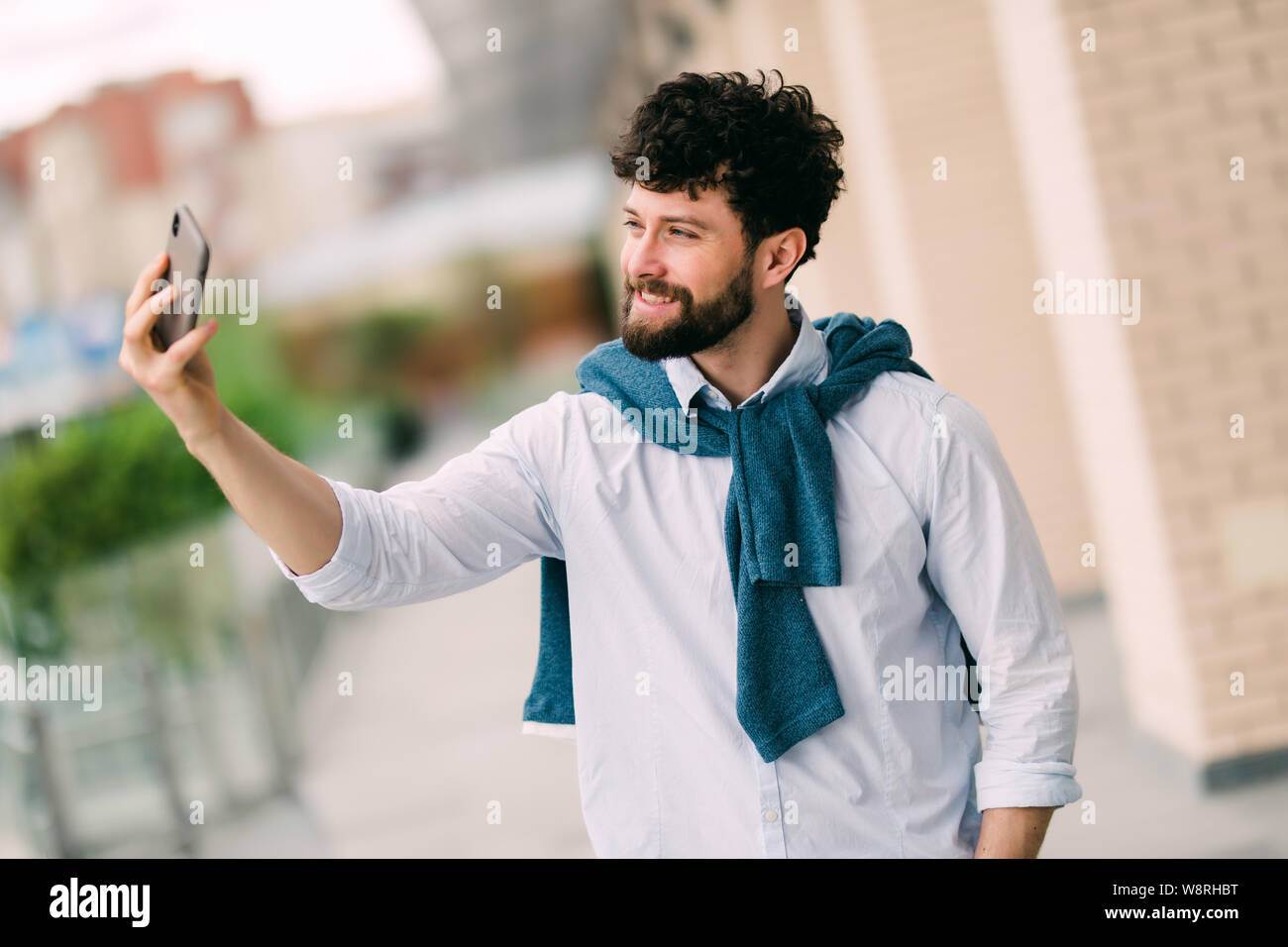 Excited young man walk on hi-res stock photography and images - Alamy
