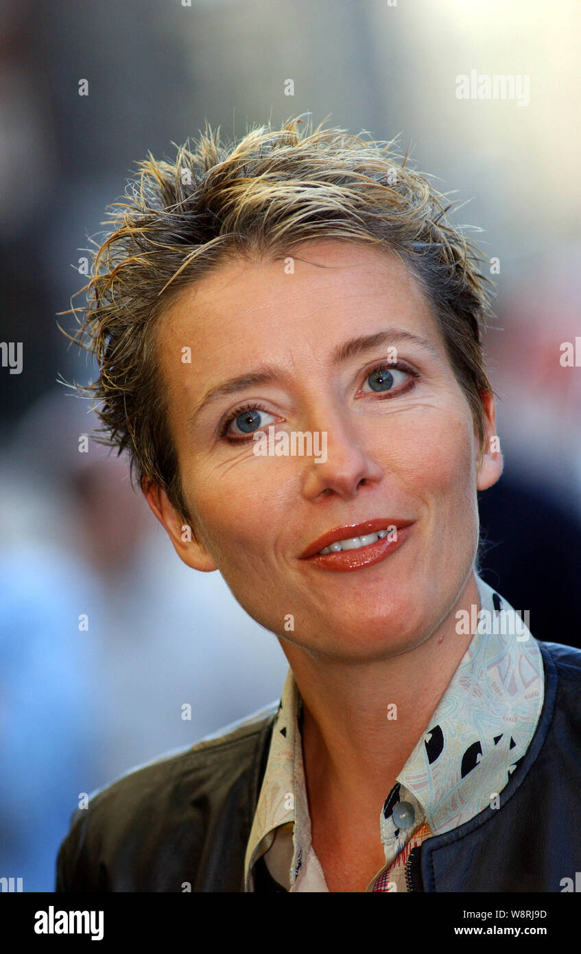 International star of sage and screen, British actor Emma Thompson ...