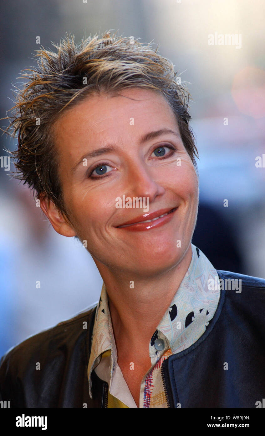 International star of sage and screen, British actor Emma Thompson ...