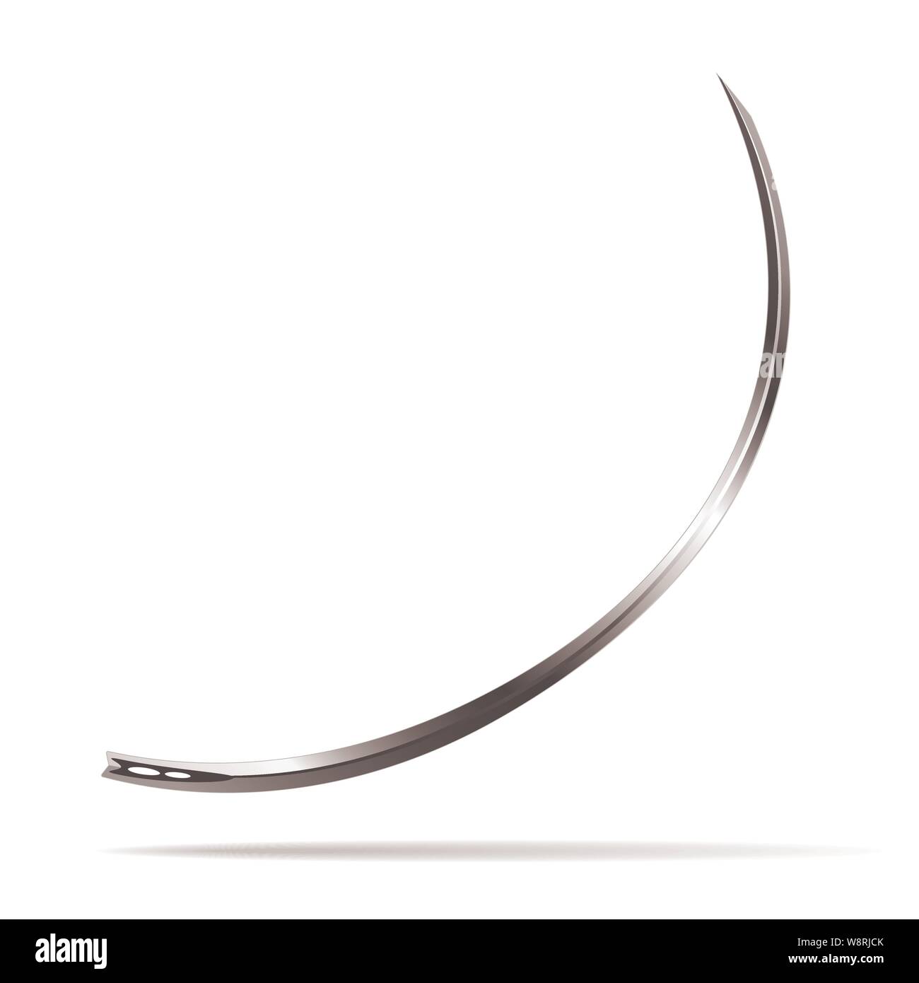 Surgical cutting needle with a trihedral cross-sectional shape with ...