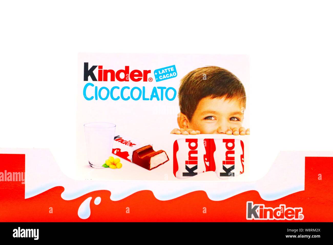 Kinder Chocolate Bars. Kinder is a brand of products made in Italy by ...