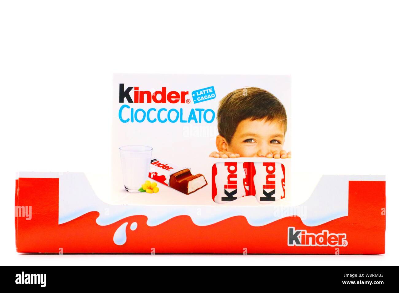 Kinder Chocolate Bars. Kinder is a brand of products made in Italy by ...