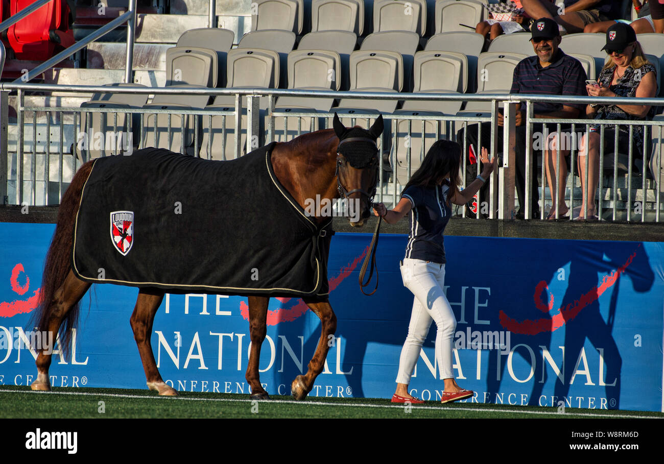 UNITED STATES - August 9, 2019: Loudoun United FC professional soccer ...