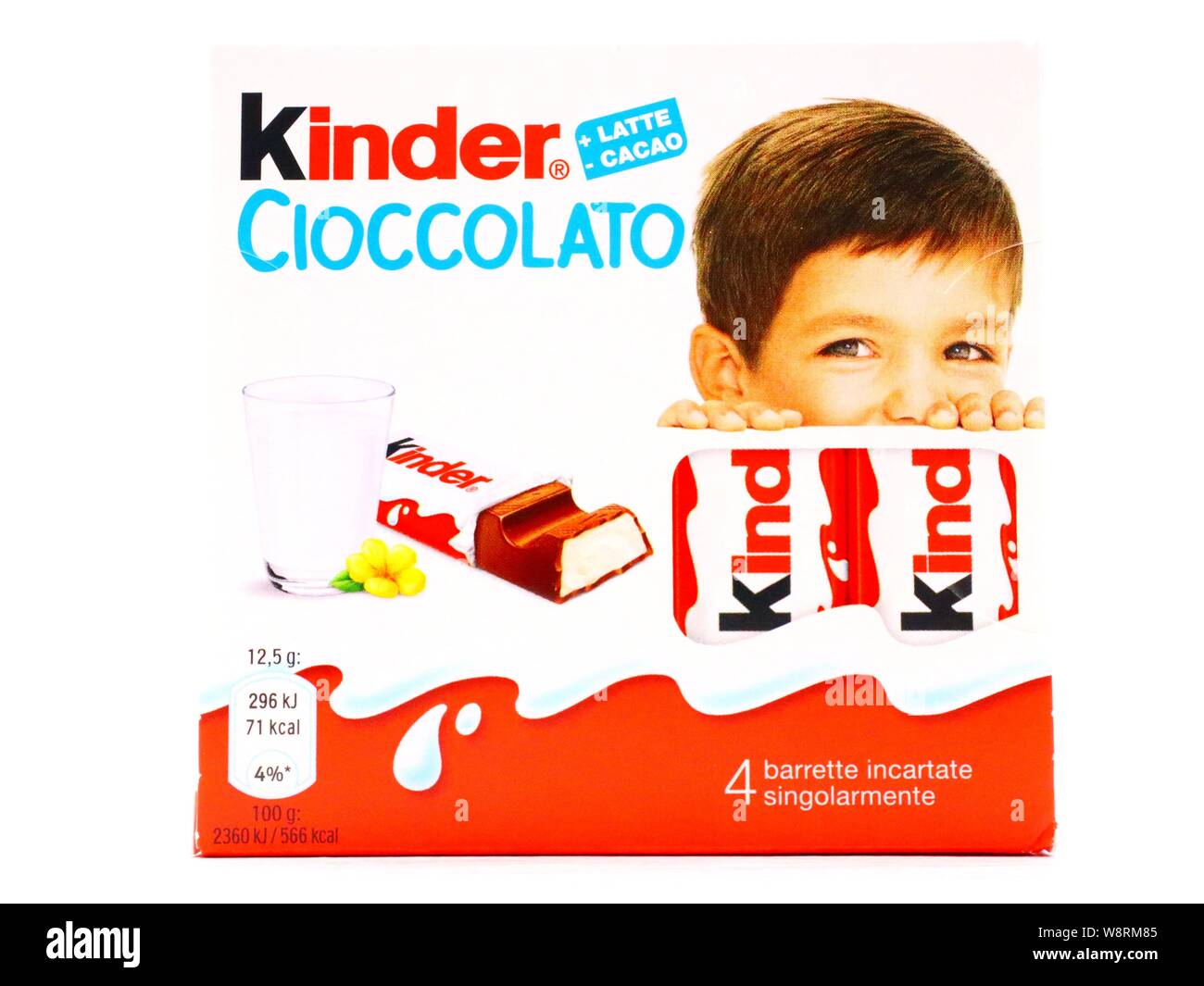 Kinder Chocolate Bars. Kinder is a brand of products made in Italy by ...