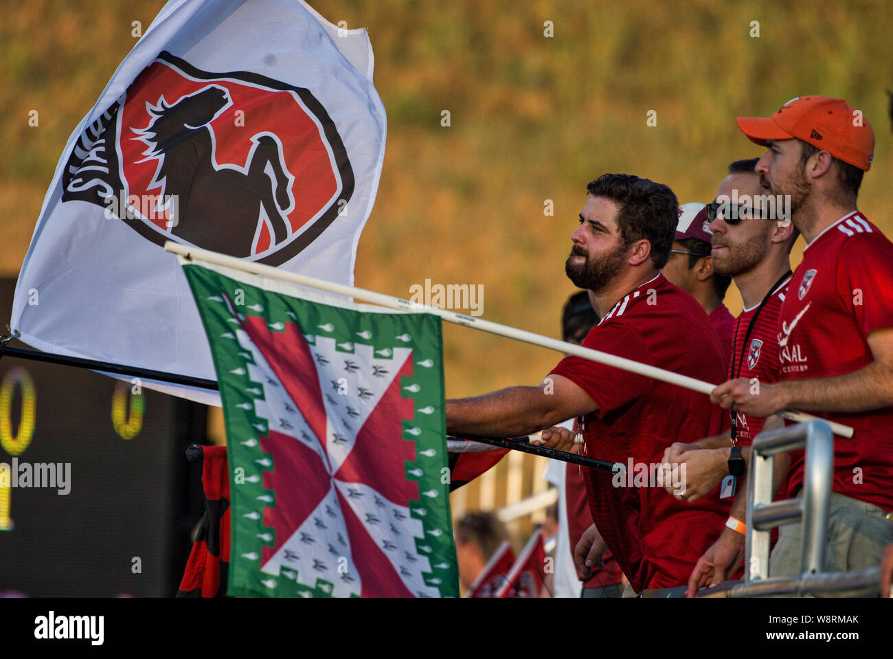UNITED STATES - August 9, 2019: Loudoun United FC professional soccer ...