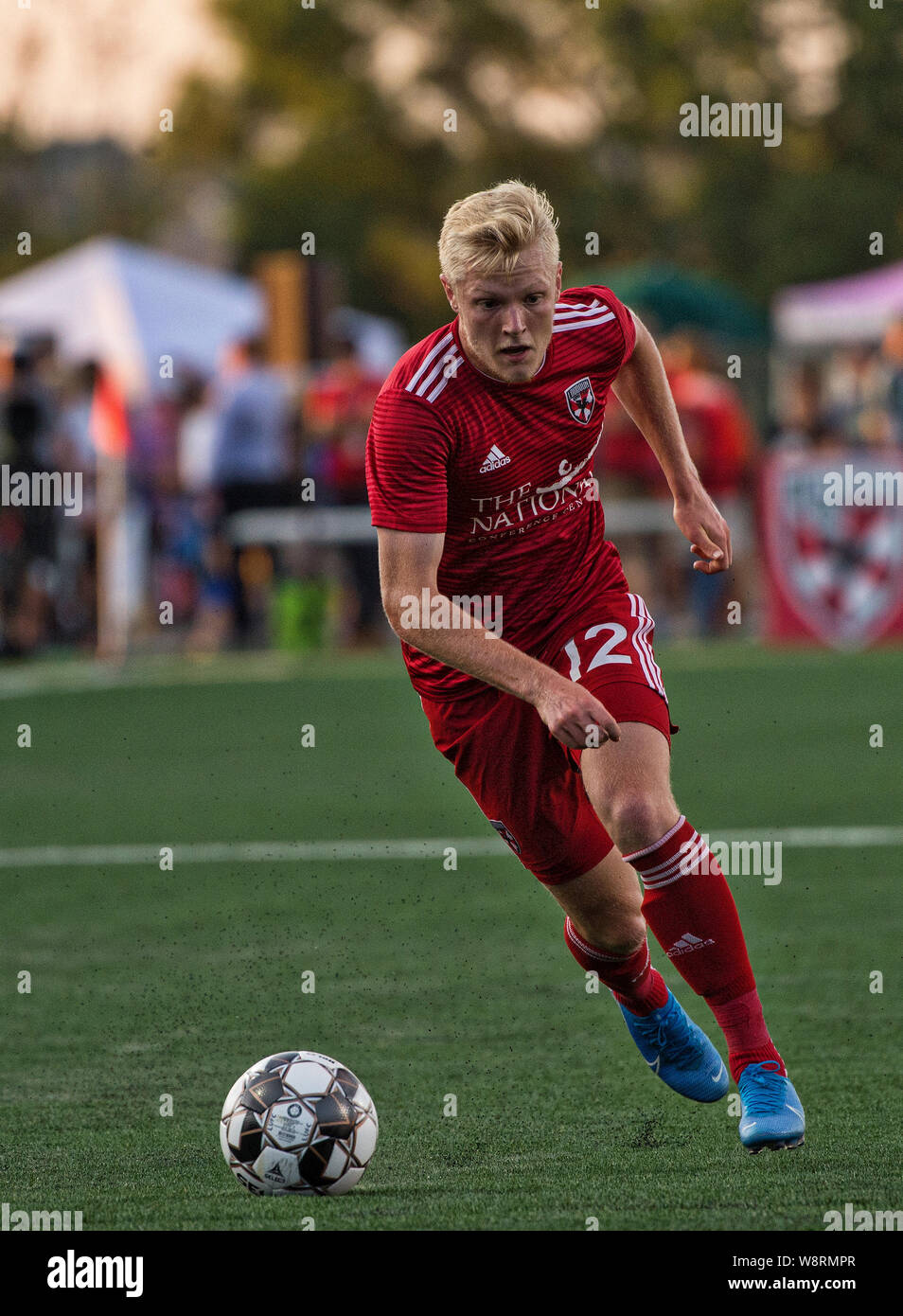 UNITED STATES - August 9, 2019: Loudoun United FC professional soccer ...