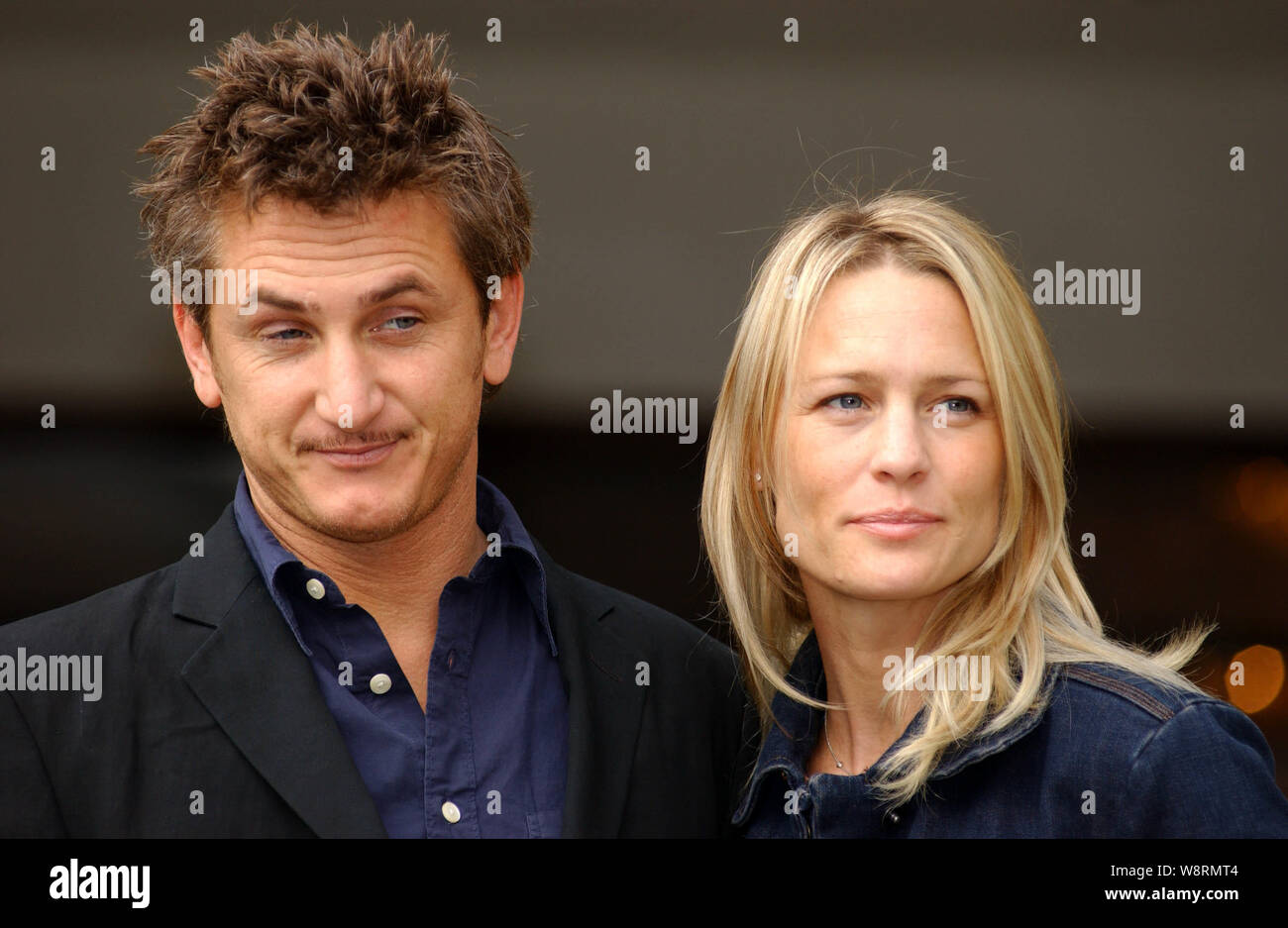 Sean Penn and his wife Robin Wright-Penn pictured at The Sheraton Grand ...