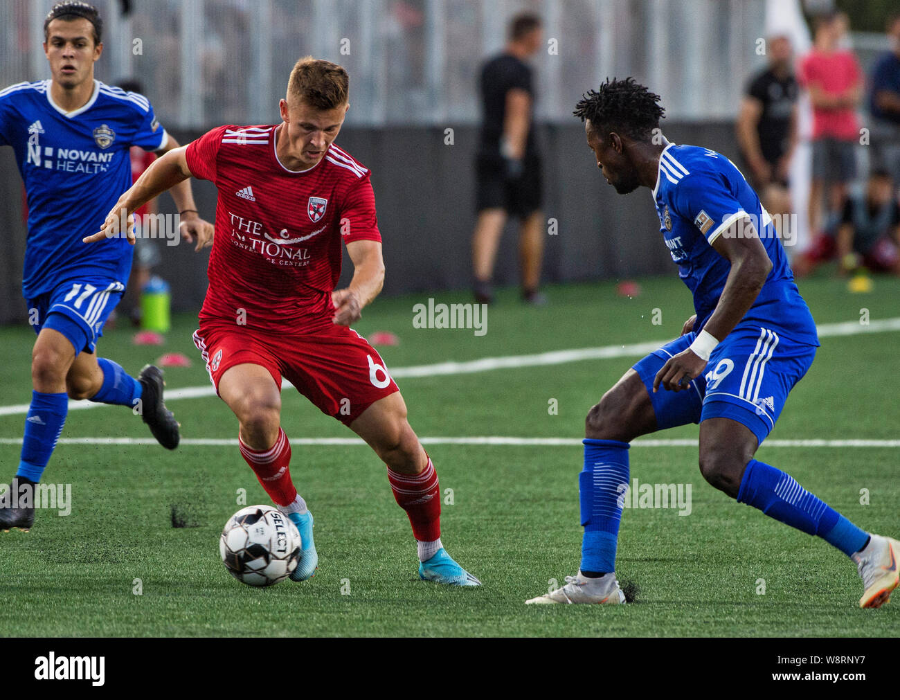 UNITED STATES - August 9, 2019: Loudoun United FC professional soccer ...