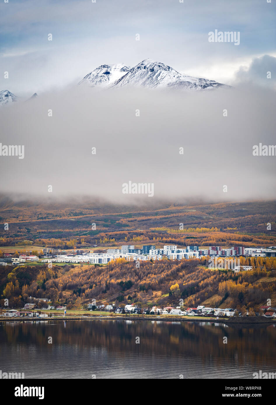 Akureyri in the northern Iceland Stock Photo - Alamy