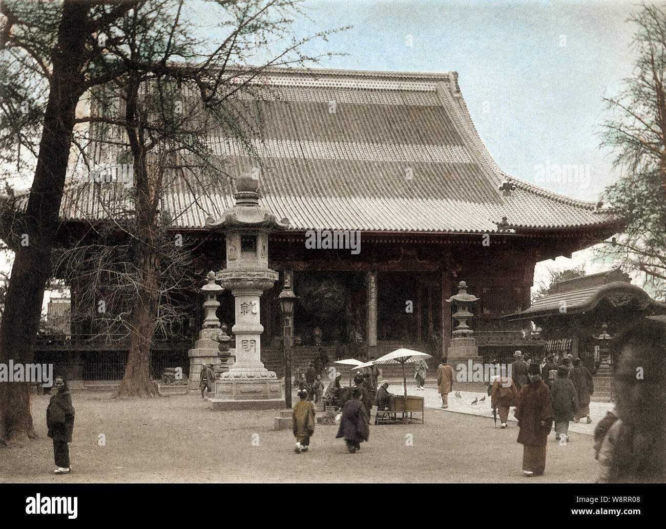[ 1890s Japan - Buddhist Temple in Asakusa, Tokyo ] — The Buddhist ...