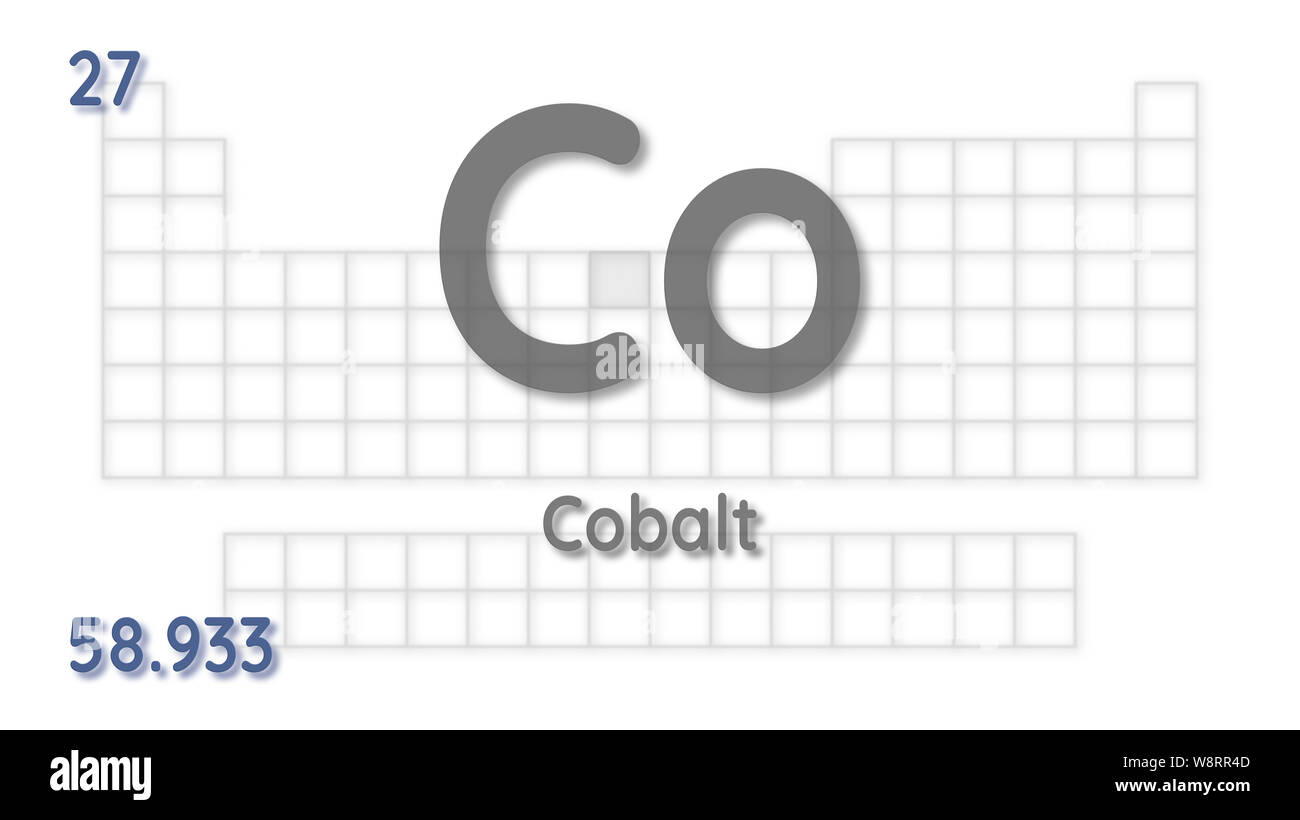 chemical element atomic data and symbol - table of elements Stock Photo ...