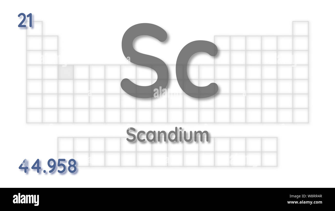 chemical element atomic data and symbol - table of elements Stock Photo ...