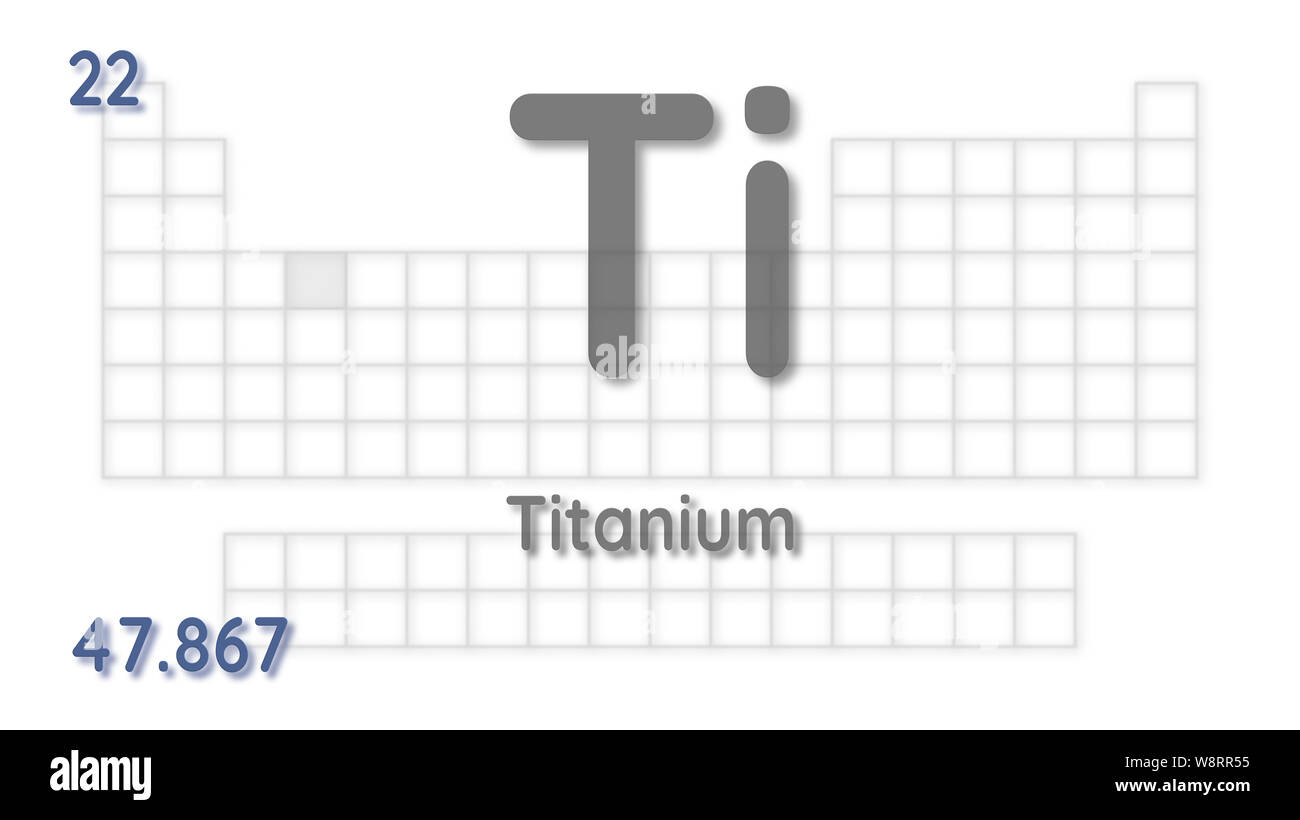 chemical element atomic data and symbol - table of elements Stock Photo ...