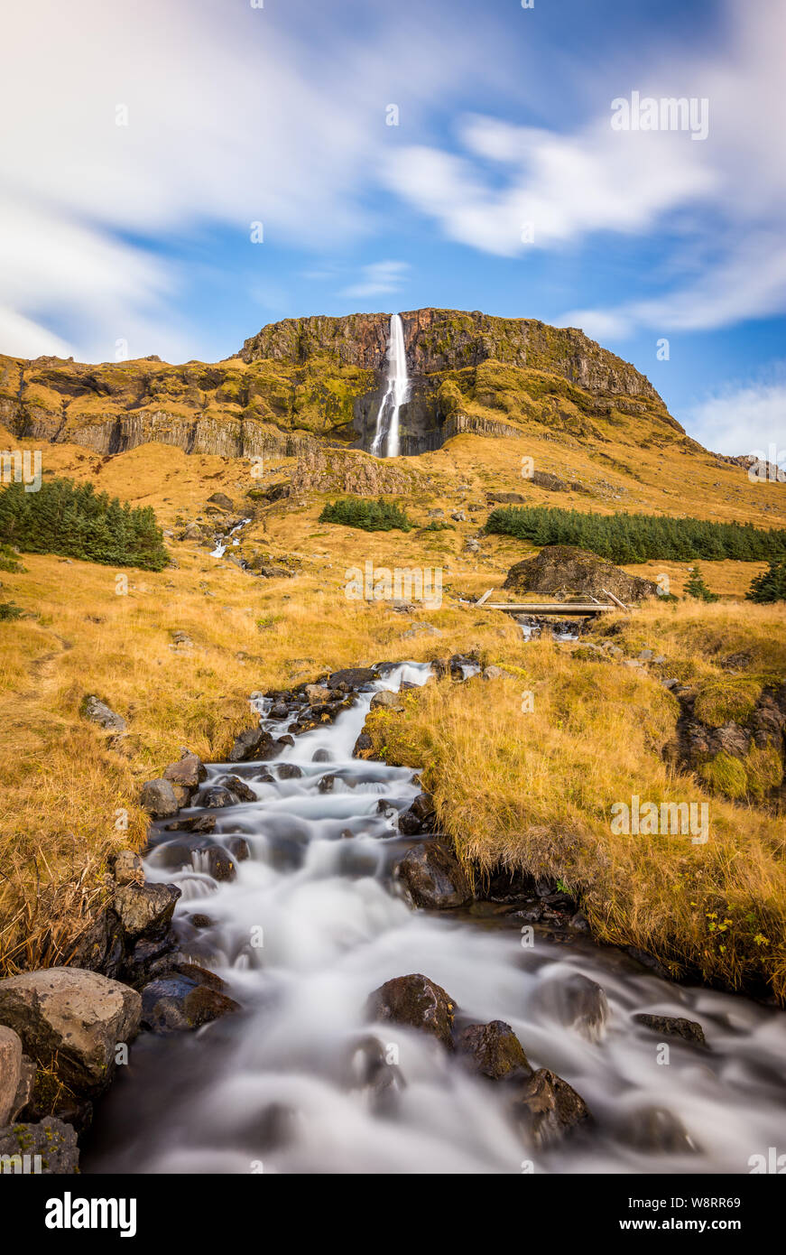 Bjarnarfoss cascade hi-res stock photography and images - Alamy