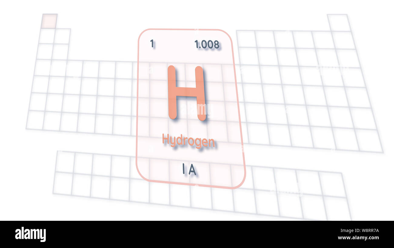 chemical element atomic data and symbol - table of elements Stock Photo ...