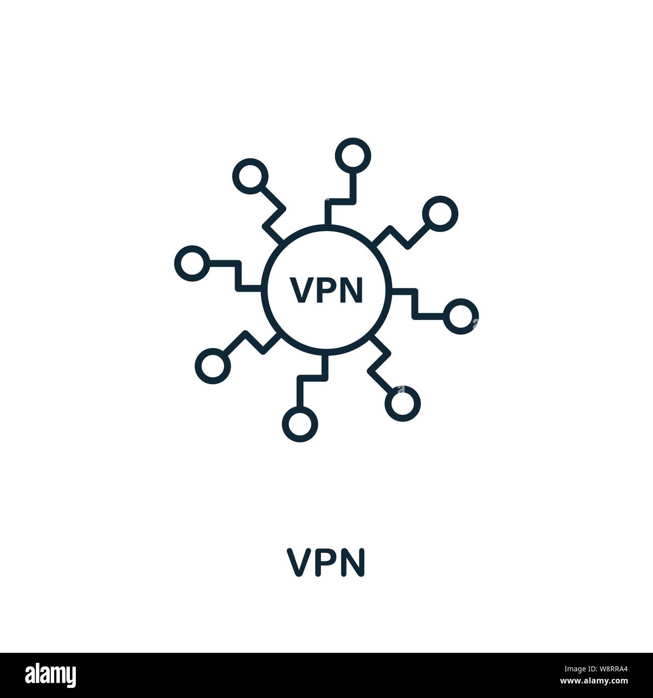 Vpn Sign Stock Vector Images - Alamy