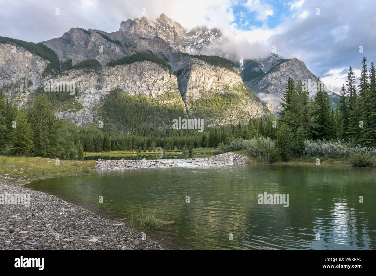 Cascade Ponds in Banff National Park, Alberta, Canada Stock Photo - Alamy