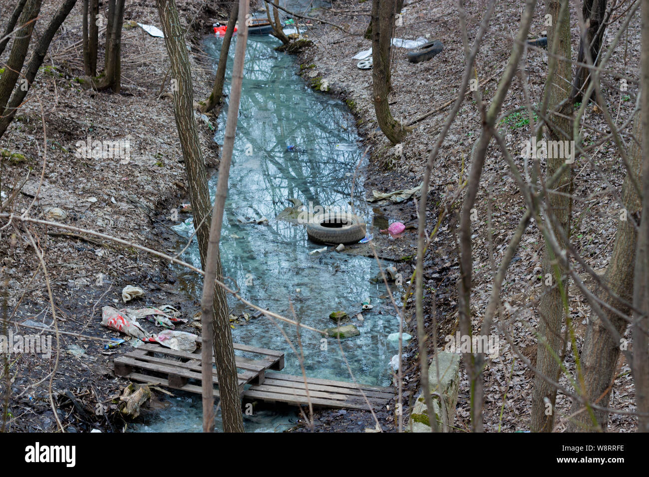 Waste in rivers hi-res stock photography and images - Alamy